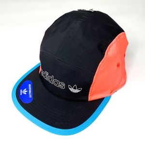 adidas | Accessories | Adidas Originals 5panel Blockstrapback Hat Black ...
